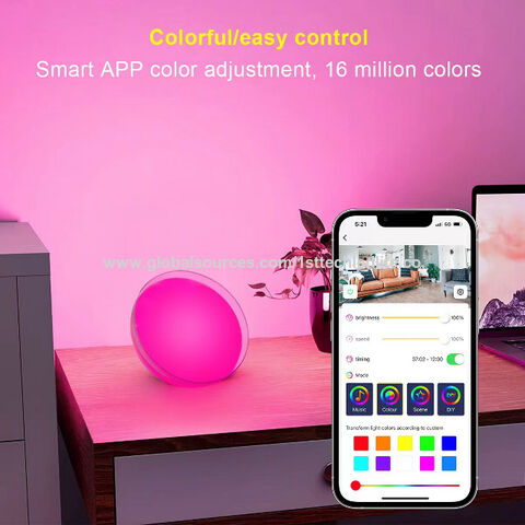 Portable Smart Light, Led Dimmable Bluetooth Table Lamp With Rgbww ...