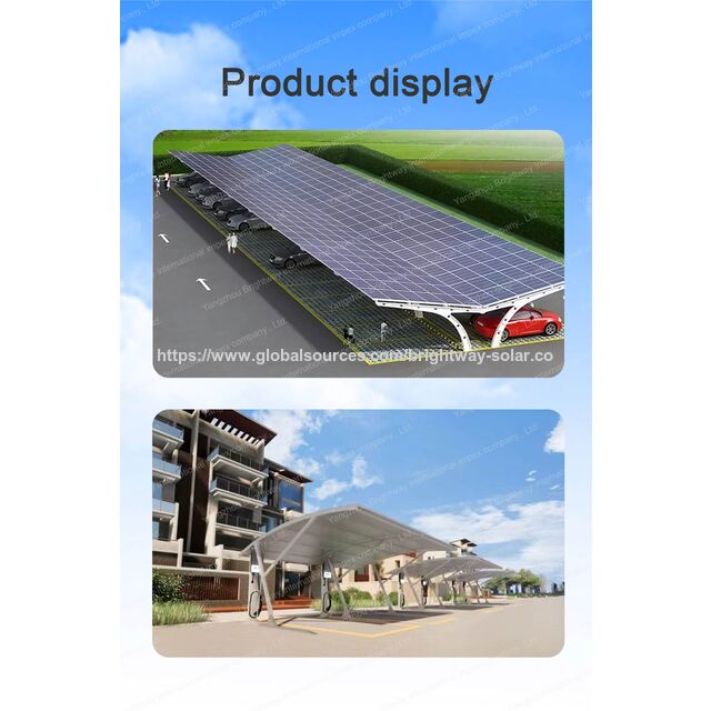 Buy Wholesale China Solar Car Parking Shed Aluminium / Steel Frame ...