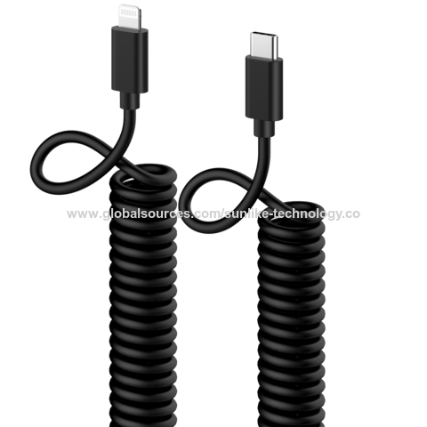 Buy Wholesale China Coiled Cable, Flexible, Automatically Coil Back Up ...