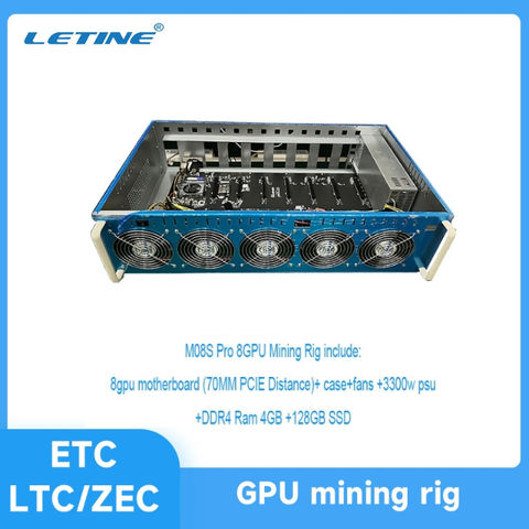Buy Wholesale China Eth Gpu Mining Rig 8gpu Mining Rig For Eth Zec Ltc Doge Currency 6gpu ...