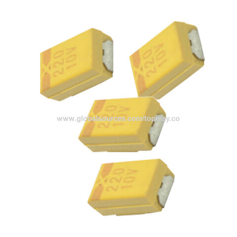 Buy Wholesale China Smd Tantalum Capacitors With 4 To 50v Voltage Range, Suitable For Electronic ...