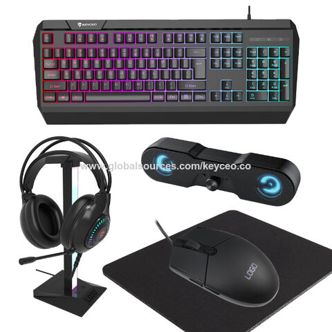 Buy Wholesale China 6 In 1 Combo Keyboard Mouse Headset Mouse Pad ...