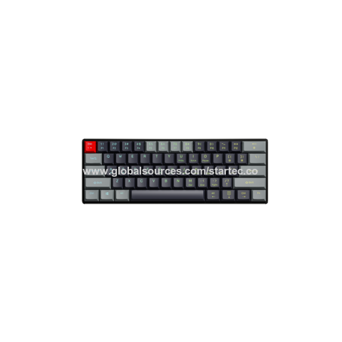 Buy Wholesale China 60% Low Profile Mechanical Keyboard, 61keys Full ...