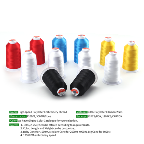 Buy Wholesale China Wholesale Factory Machine Embroidery Thread Hilo ...