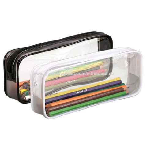 Buy Wholesale China Clear Pencil Case /transparent Pvc Big Capacity ...