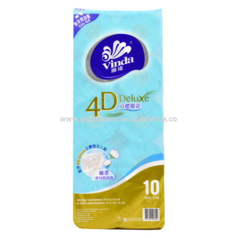 Buy Wholesale China Household Vinda 4d Deluxe 150g 4ply Tissue Paper ...