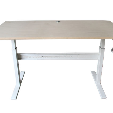 Buy Wholesale China Manual Height Adjustable Office Desk & Height ...