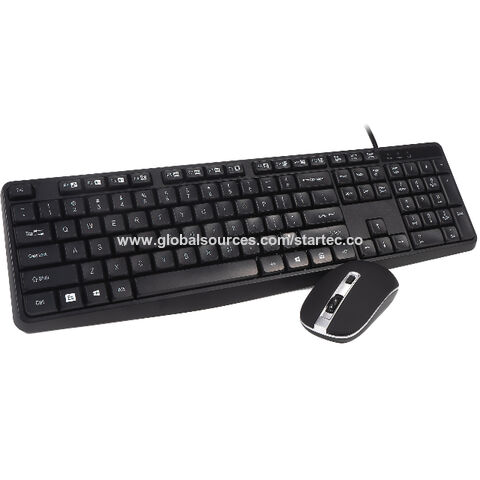 Buy Wholesale China Nice 104 Keys Full Size Usb Black Wired Membrane ...