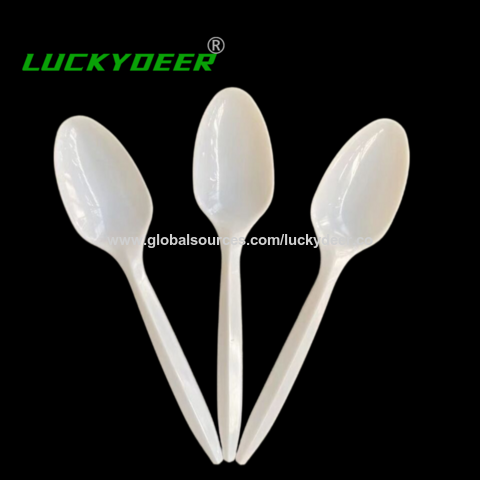 Buy Wholesale China Luckydeer Disposable Plastic Cutlery,medium Weight ...