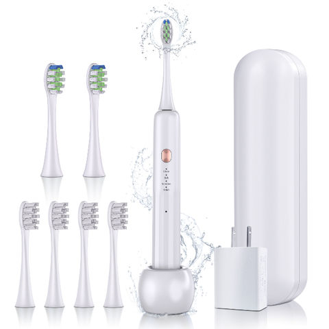 2022 Hot Sales Portable Electric Toothbrush Ultrasonic With 2 Heads For ...