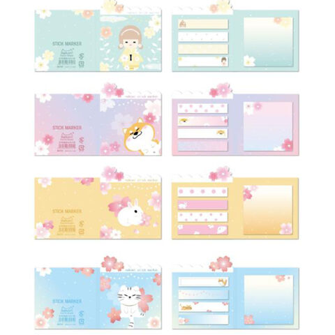 Buy Wholesale China Cute Sticky Note Sticker Flower Animal Original ...