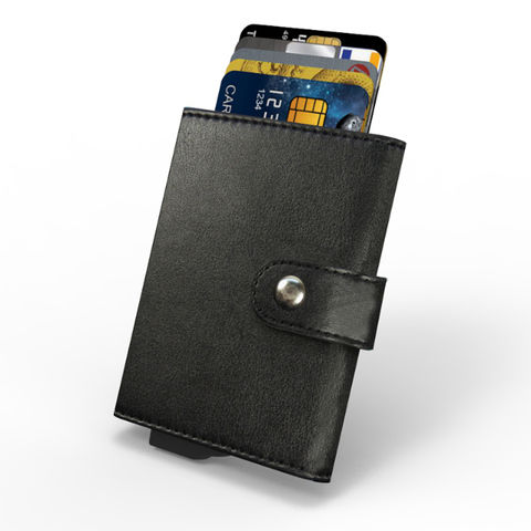 Buy Wholesale China Slim Thin Case Aluminum Card Holder Minimalist Anti ...