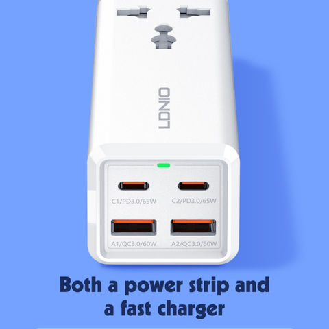 Ldnio Sc1418 65w High Power Universal Desktop Power Strip Portable ...