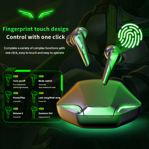 Buy Wholesale China Tws G11 Low Latency Wireless Game Headphones Tws ...