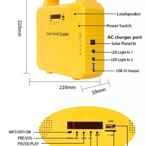 Buy Wholesale China Solar Power System For Lighting Camping Portable ...