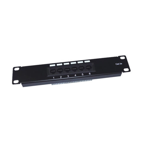 Buy Wholesale China Patch Panels 19"1u Utp Cat.5e Patch Panel 6p Dual ...