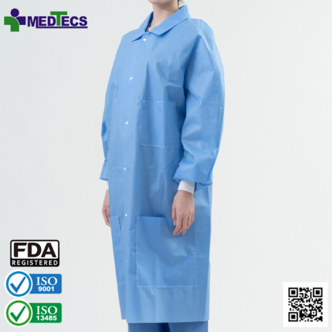 Iso13485 Non Woven Disposable Sms Pp Lab Coat Usa Sizes - Taiwan ...