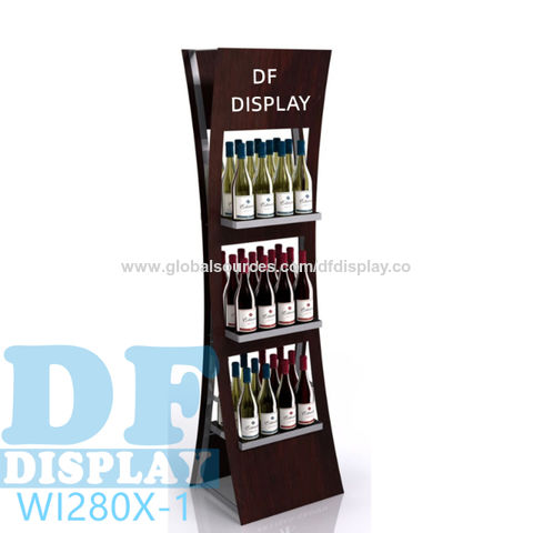 Buy Wholesale China Customized Flooring Wine Display Stand Custom Made ...
