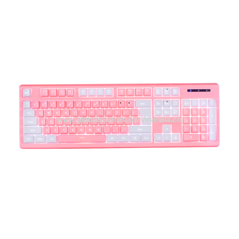 Buy Wholesale China Double Color Keycaps Gaming Keyboard For Pc & Two ...