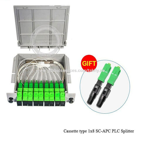 Buy Wholesale China Ftth Fiber Optical Plc Splitter Abs Lgx Without ...