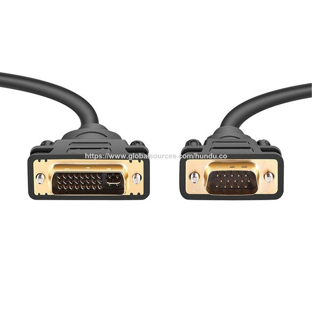 Buy Wholesale China Dvi-i (24+5)p Male To Vga 15 Pin Male Compuer ...