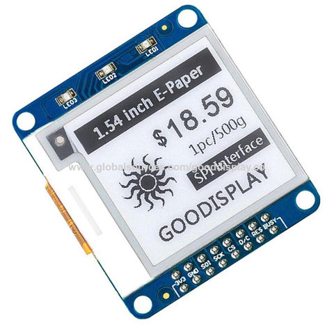 Buy Wholesale China Good Display Custom E Ink Module 1.54 Inch 200*200 Fast Refresh 1.5s Small ...