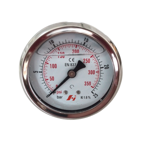 Buy Wholesale China Bourdon Tube Pressure Gauge Ss Case 63mm 0~25 Bar & Pressure Gauge at USD 5. ...