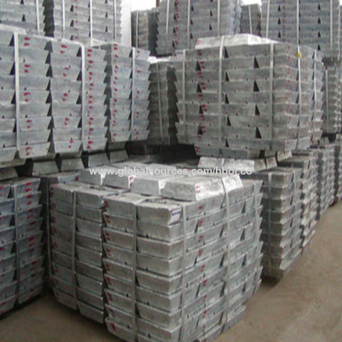 Buy Wholesale China Supply Metal Ingots Zinc Ingot Shg 99.995 Zinc ...
