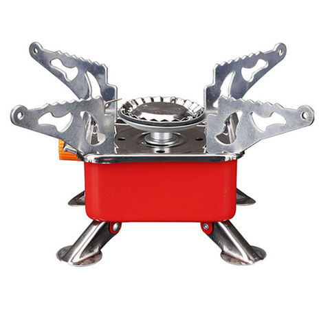 Outdoor Gas Small Square Stove Portable Folding Camping Gas Card Stove ...