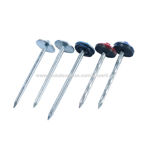 Buy Wholesale China Umbrella Head Roofing Nails/corrugated Nails ...