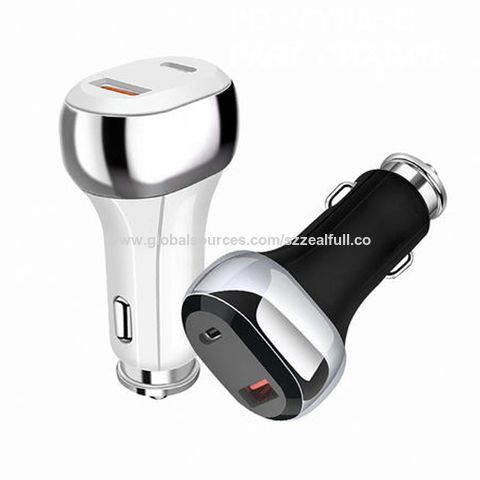 Buy Wholesale China Usb-c In-car Chargers Pd Dual Usb Car Charger Dual ...