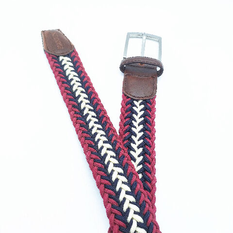 Buy Wholesale China Elastic Belt Men Golf Belts Knitted Braided Belt ...