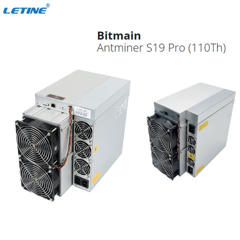 Buy Wholesale China Bitmain Antminer S19 Pro 110t S19j Pro 104t 100t 96t Bitcoin Asic Mining Rig ...