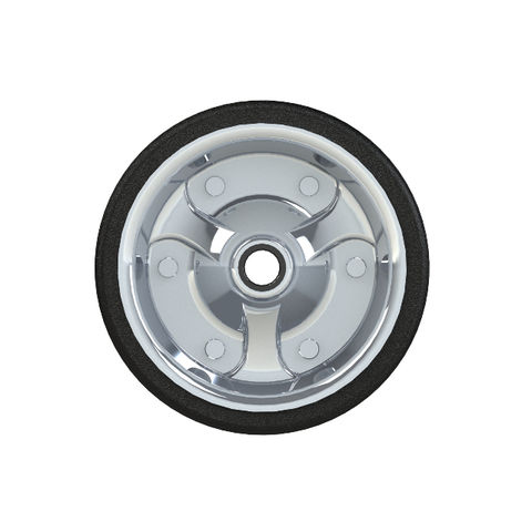 Buy Wholesale China 200x50mm Rubber Wheel, Reinforced Metal Rim ...