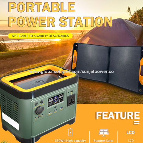 Buy Wholesale China Ac-dc 650w Backup Energy Storage Power Supply Fast Charging Solar Generator ...