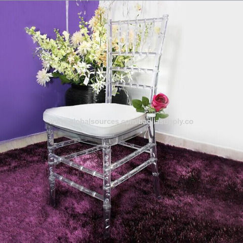 Buy Wholesale China Removable Plastic Chair White Pc Resin Bamboo Chair ...