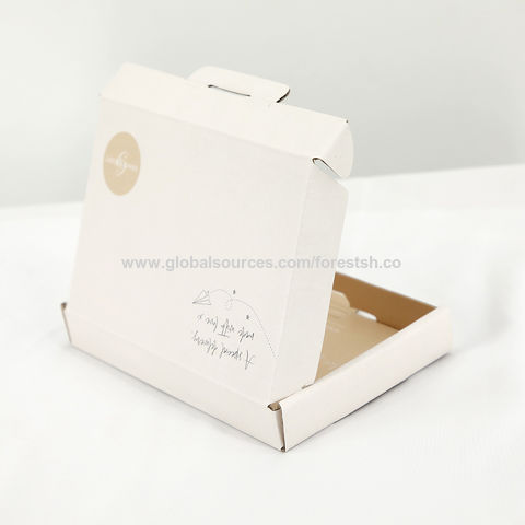 Buy Wholesale China Square Gift Warp Coated Paper Stamping Logo Custom ...