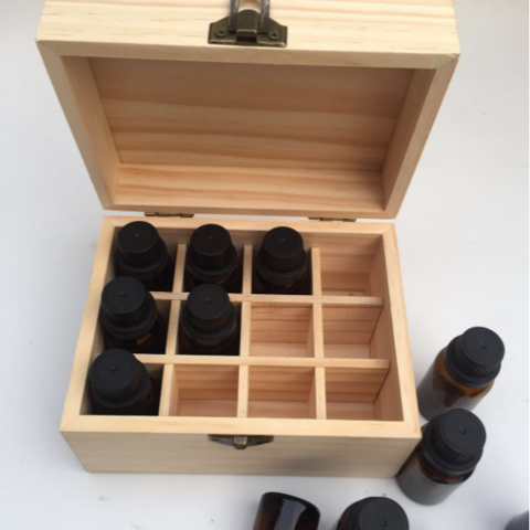 Buy Wholesale China Custom Solid Wood Multi Grid Essential Oil Bottle ...