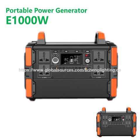 Buy Wholesale China Lc-1000w Portable Power Generator Power Bank With ...