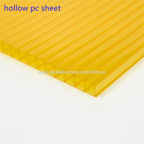 Size Color Customized 6mm Plastic Polycarbonate Coroplast Hollow Sheet ...
