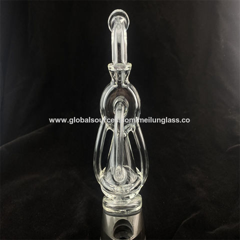 Buy Wholesale China Clear Recycler Peak Glass Rig Dab Water Pipes,tube ...