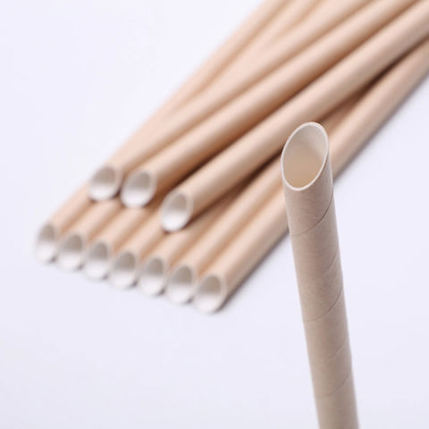 Buy Wholesale China Food-grade Kraft Paper Straws High-quality ...