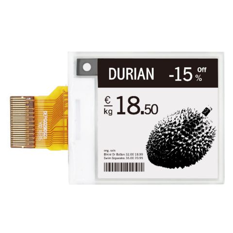 Buy Wholesale China Dke Electronic Shelf Label Color 1.54inch E-ink Usb ...