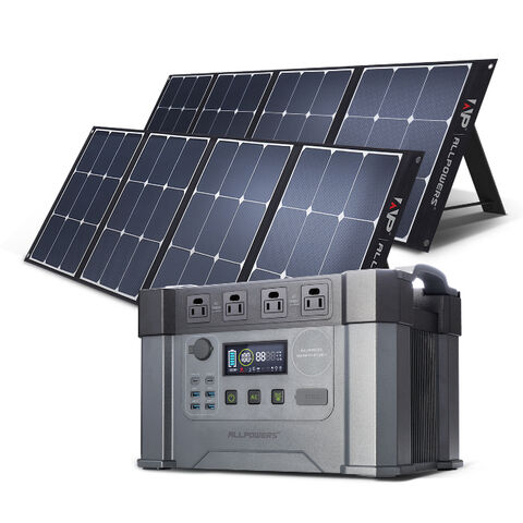110v 220v Ac Emergency 1500wh Electrical Solar Portable Power Station ...