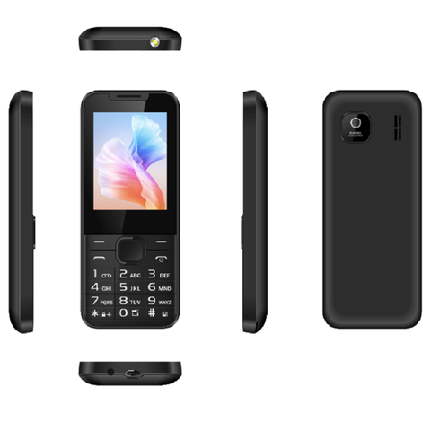 4g Bar Phone Type-c, 2.4" Display, 1000mah Battery, Wireless Fm, Big ...