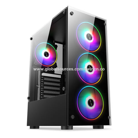 Buy Wholesale China Glass Pc Cabinet Atx/micro Atx/itx Desktop Mid ...