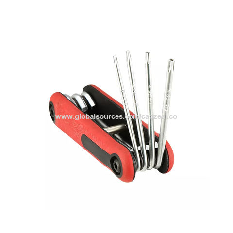 Buy Wholesale China Allen Wrench Set 8pcs Orange Folding Metric Hex ...