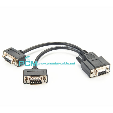 Buy Wholesale China Can Y Cable D-sub 9 Socket To D-sub Plug & Db9 D-sub Y-splitter Cable ...