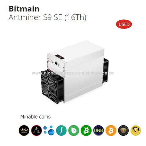 Buy Wholesale China Used Bitmain Antminer S9 Se 16th Bitcoin Btc Bch ...