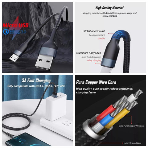 Buy Wholesale China Aluminum Mobile Phone Cable Usb-c Braided Charging ...